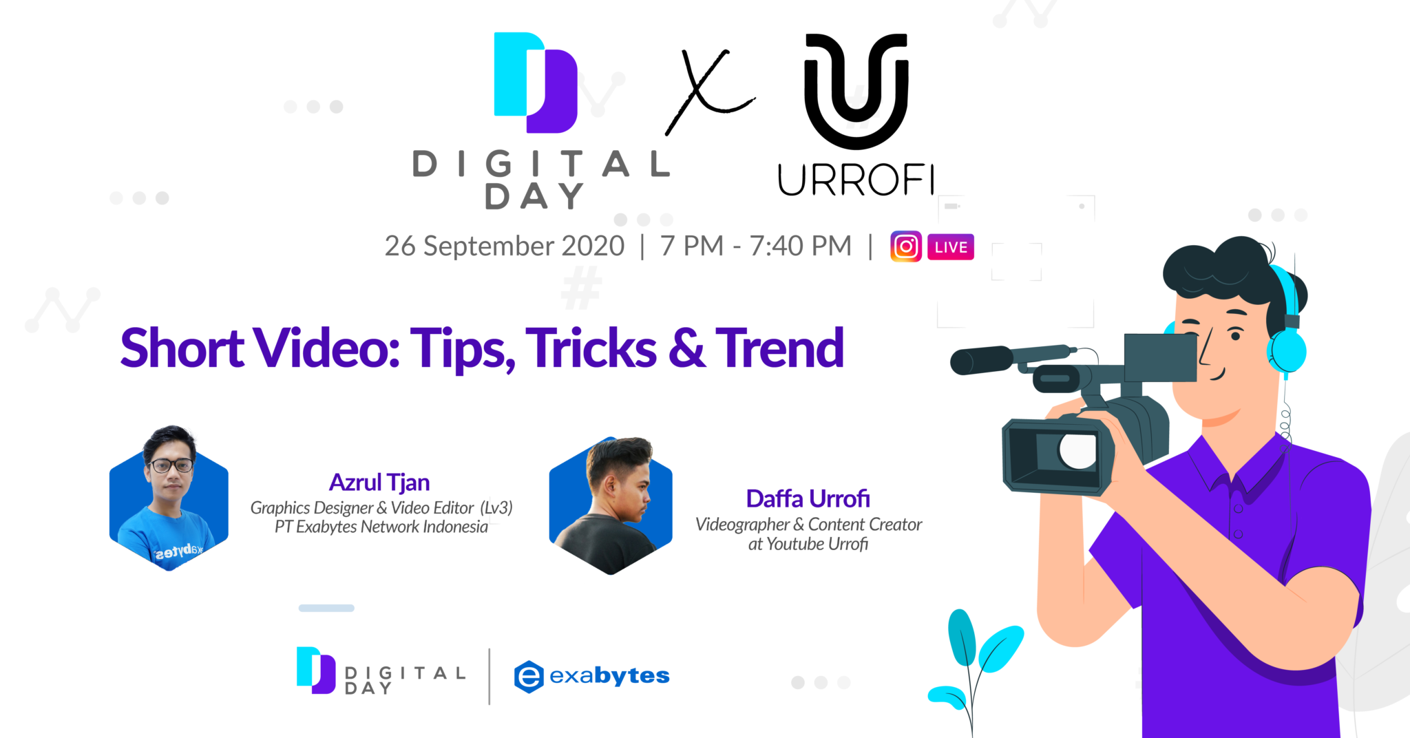 Ingin Tahu Tips Seputar Short Video? Ikuti EDD x URROFI!