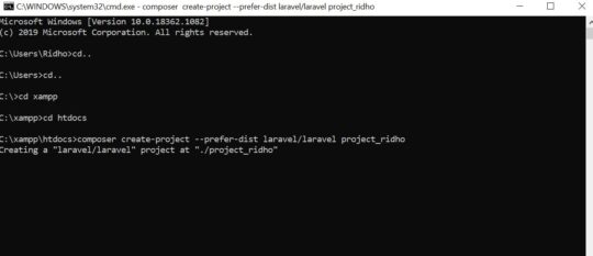 Panduan Install Laravel di Windows