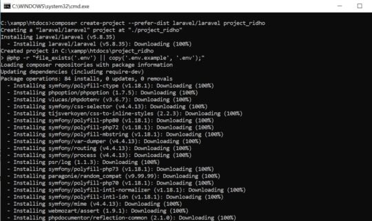 Panduan Install Laravel di Windows