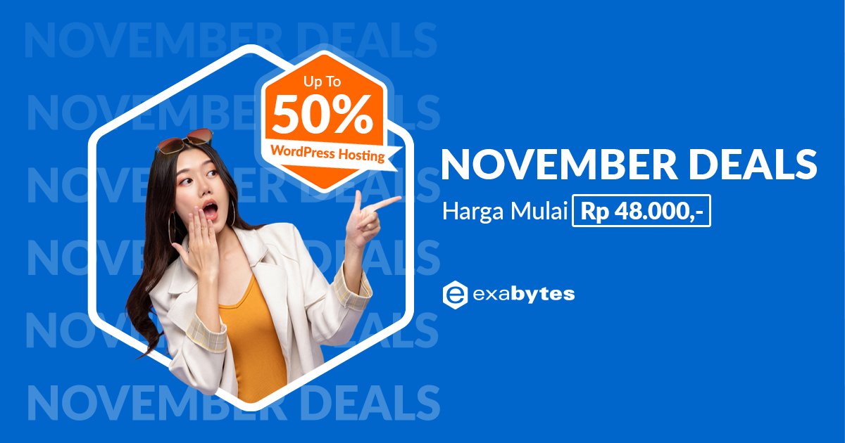 Buru Promo Istimewa di November Deals Promo