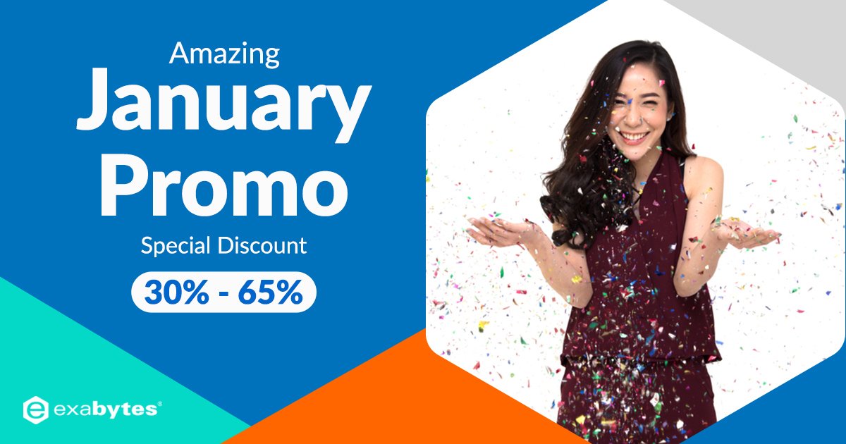 Amazing January Promo, Special Discount 30% - 65%
