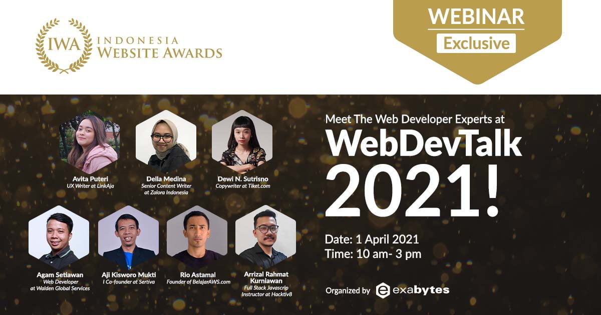 10 Alasan Kenapa Kamu Harus Ikut IWA x WebDevTalk 2021