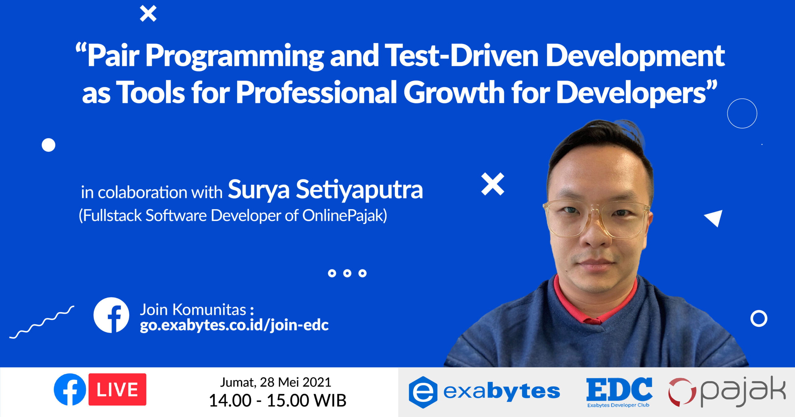 Ketahui Pair Programming and Test-Driven Development di EDC