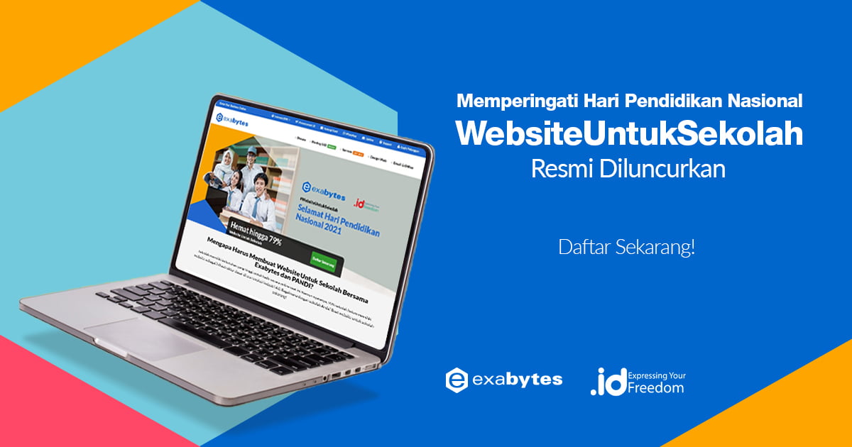 Program Website Untuk Sekolah Resmi Diluncurkan! Daftar Sekarang!