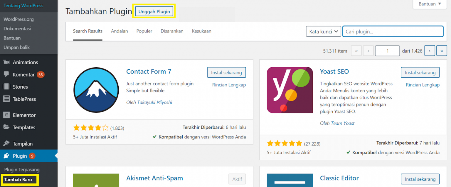 3 Cara Install Plugin WordPress dengan Mudah [Terlengkap]