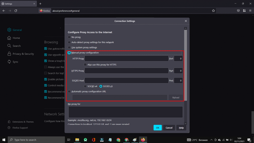Cara Setting Proxy di Berbagai Aplikasi Browser