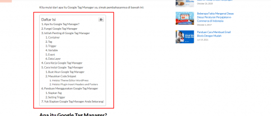 Cara Membuat Daftar Isi Blog WordPress [Terlengkap & Mudah]