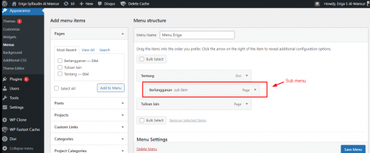 Cara Membuat Menu di WordPress [Terlengkap]