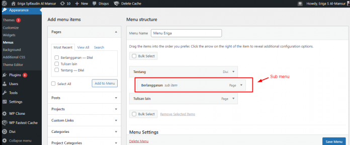 Cara Membuat Menu di WordPress [Terlengkap]