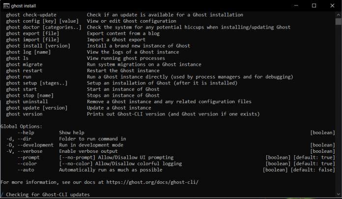 Cara Install Ghost CMS di Localhost dengan Mudah [Lengkap]