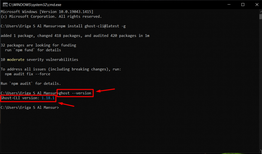 Cara Install Ghost CMS di Localhost dengan Mudah [Lengkap]