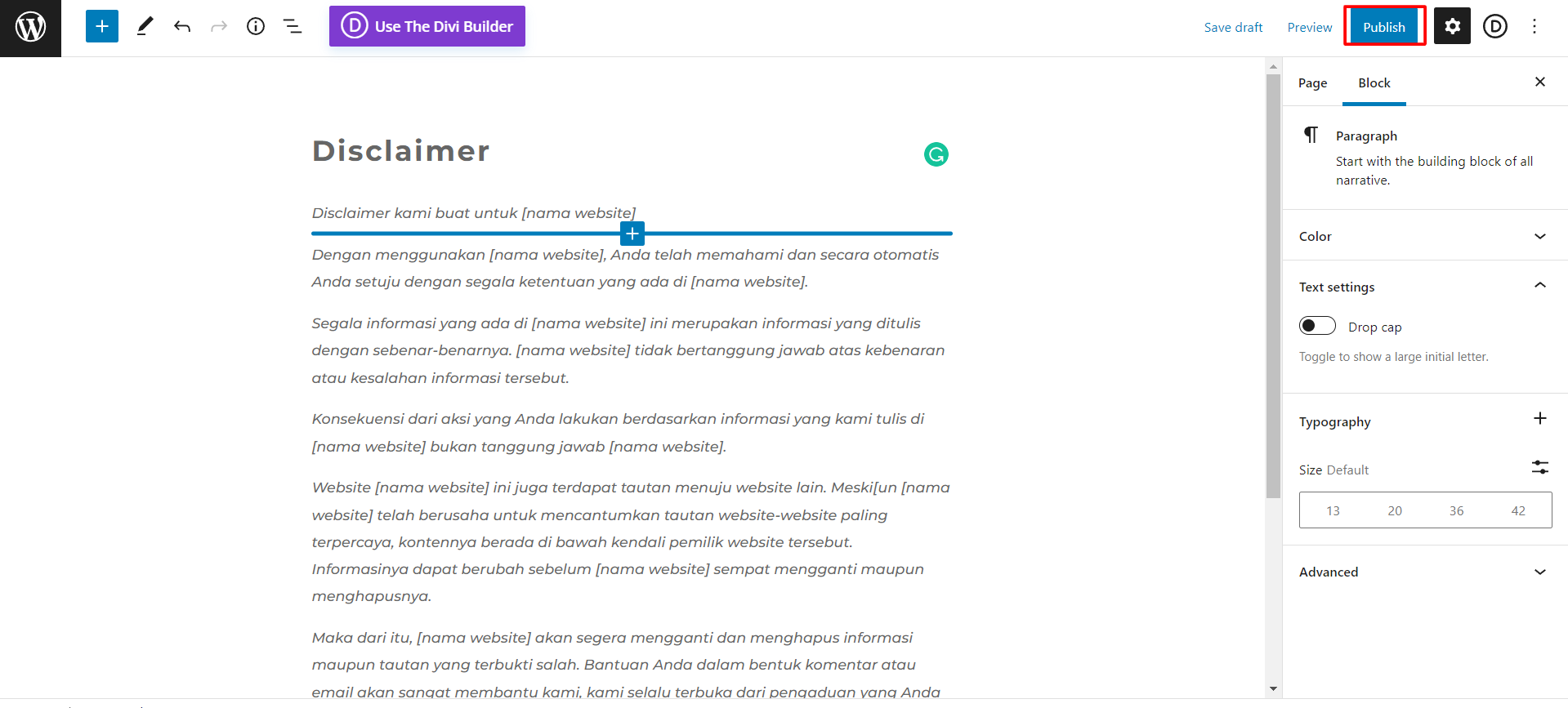 Cara Membuat Halaman Disclaimer Untuk Website & Blog [2022]