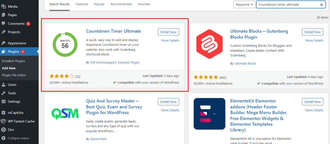 Cara Membuat Countdown Timer di WordPress [Terlengkap]