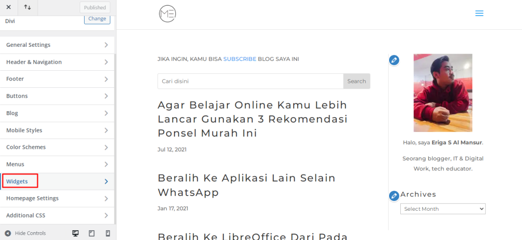 Tutorial Cara Menambahkan Widget di WordPress [Terbaru]