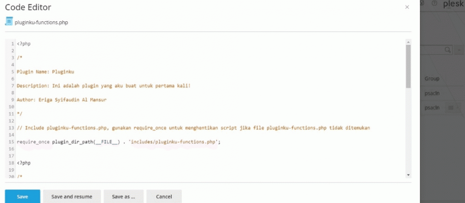 Panduan Cara Membuat Plugin Wordpress Sendiri