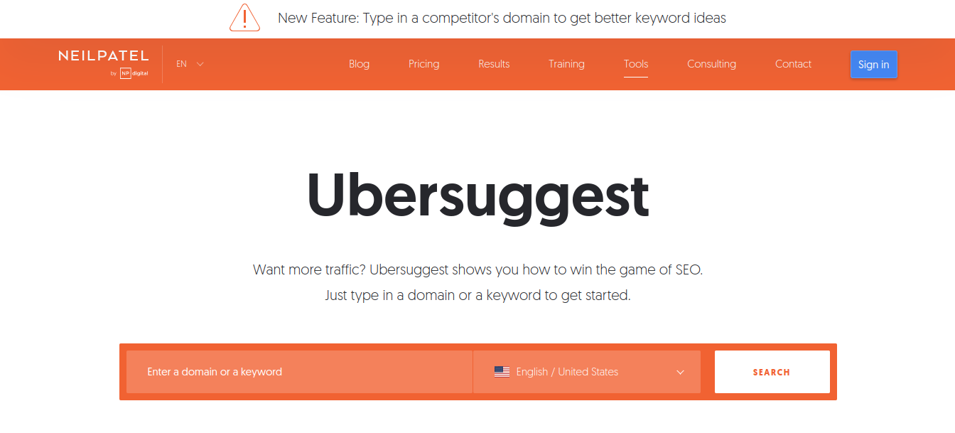 Panduan Ubersuggest: Tools Untuk SEO