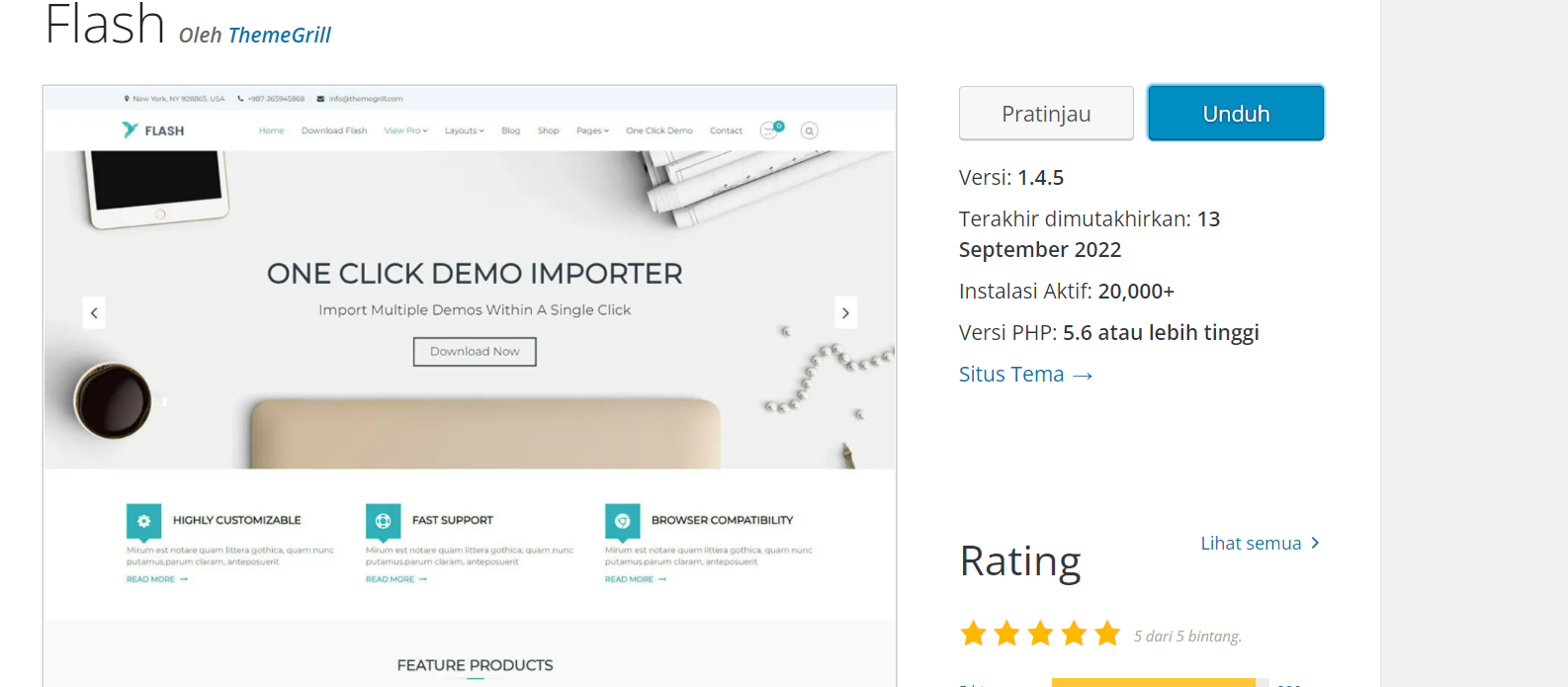 10 Template WordPress Ecommerce Terbaik dan Gratis