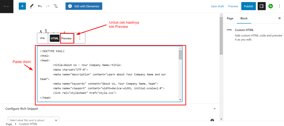 Panduan Cara Membuat HTML Static Dengan WordPress