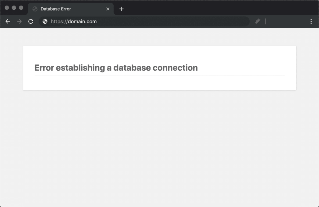 5 Tips Mengatasi Error Establishing a Database Connection