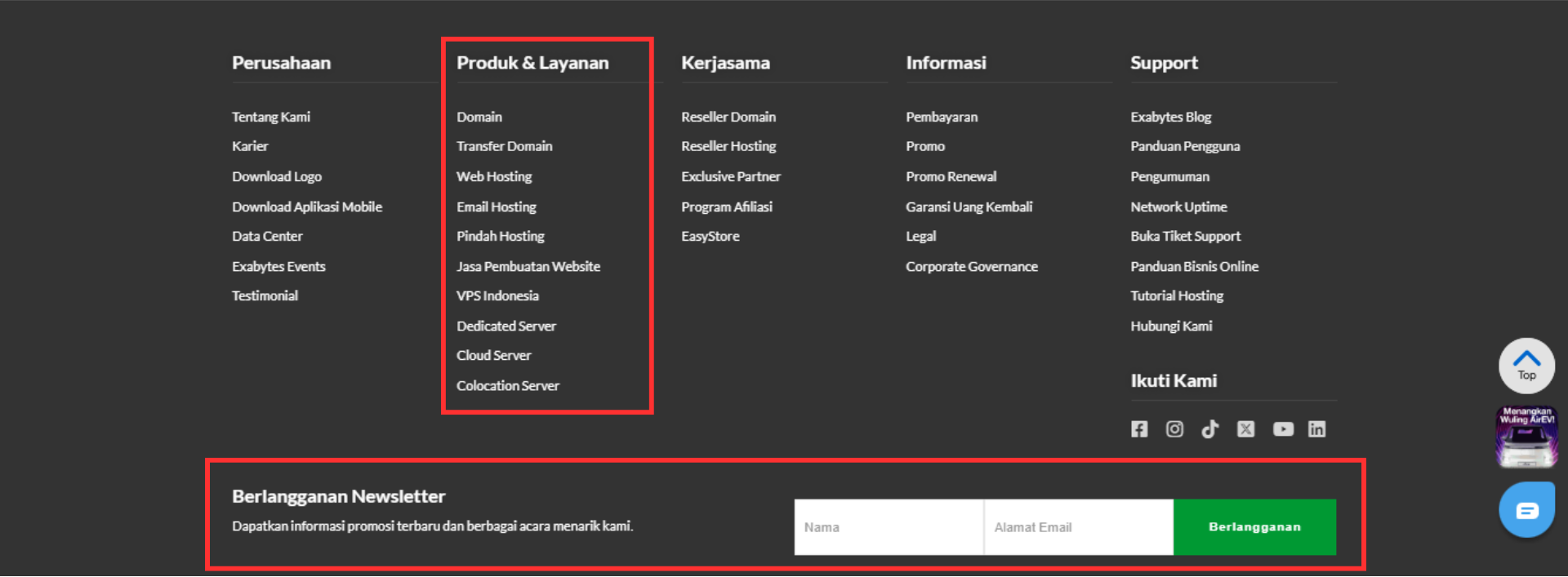 10 Contoh Footer Website dengan Desain Unik dan Menarik