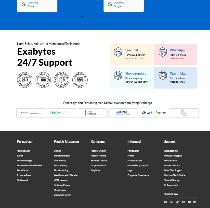 10 Contoh Footer Website dengan Desain Unik dan Menarik
