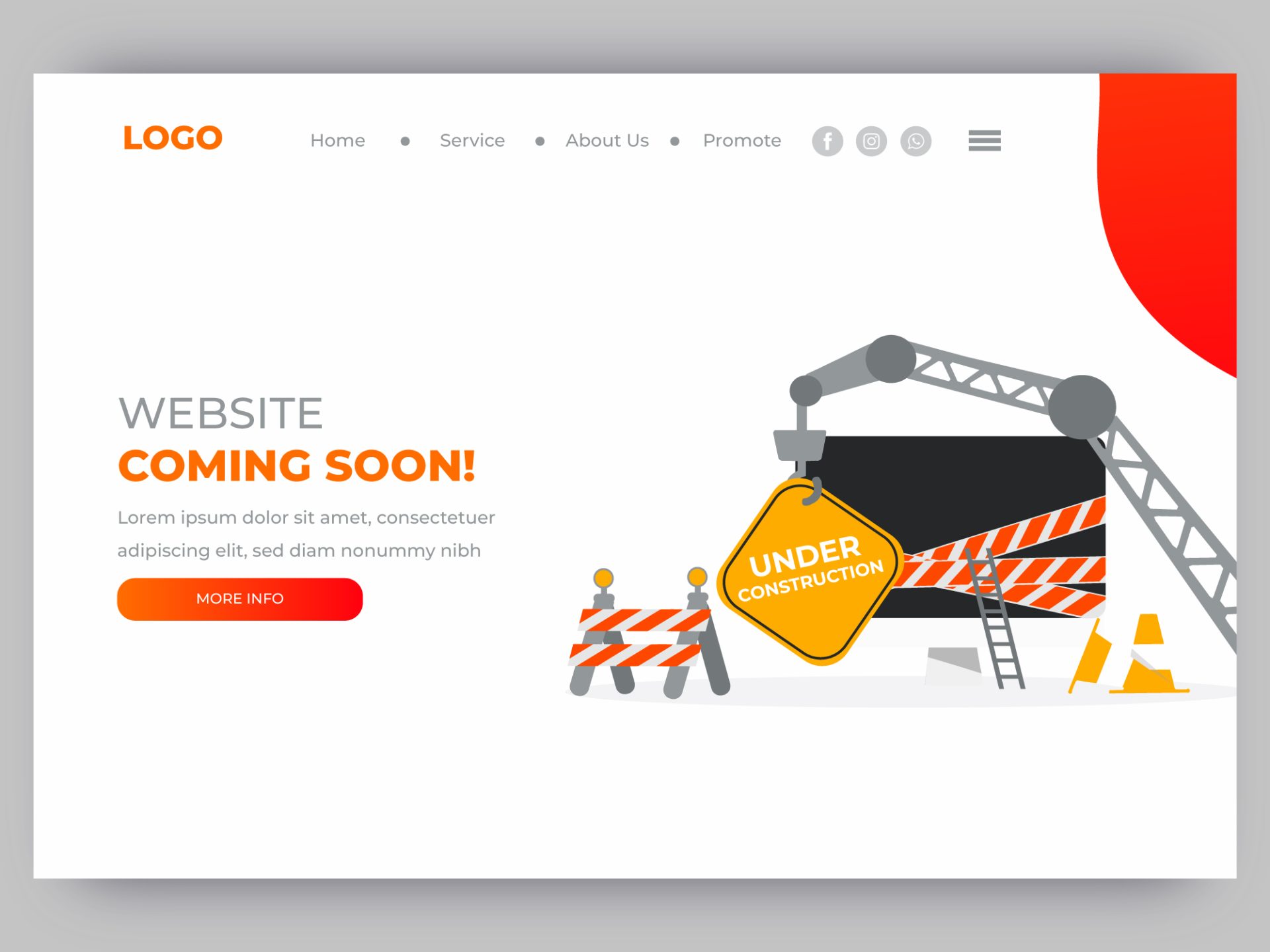 Cara Membuat Tampilan Under Construction Pada Website